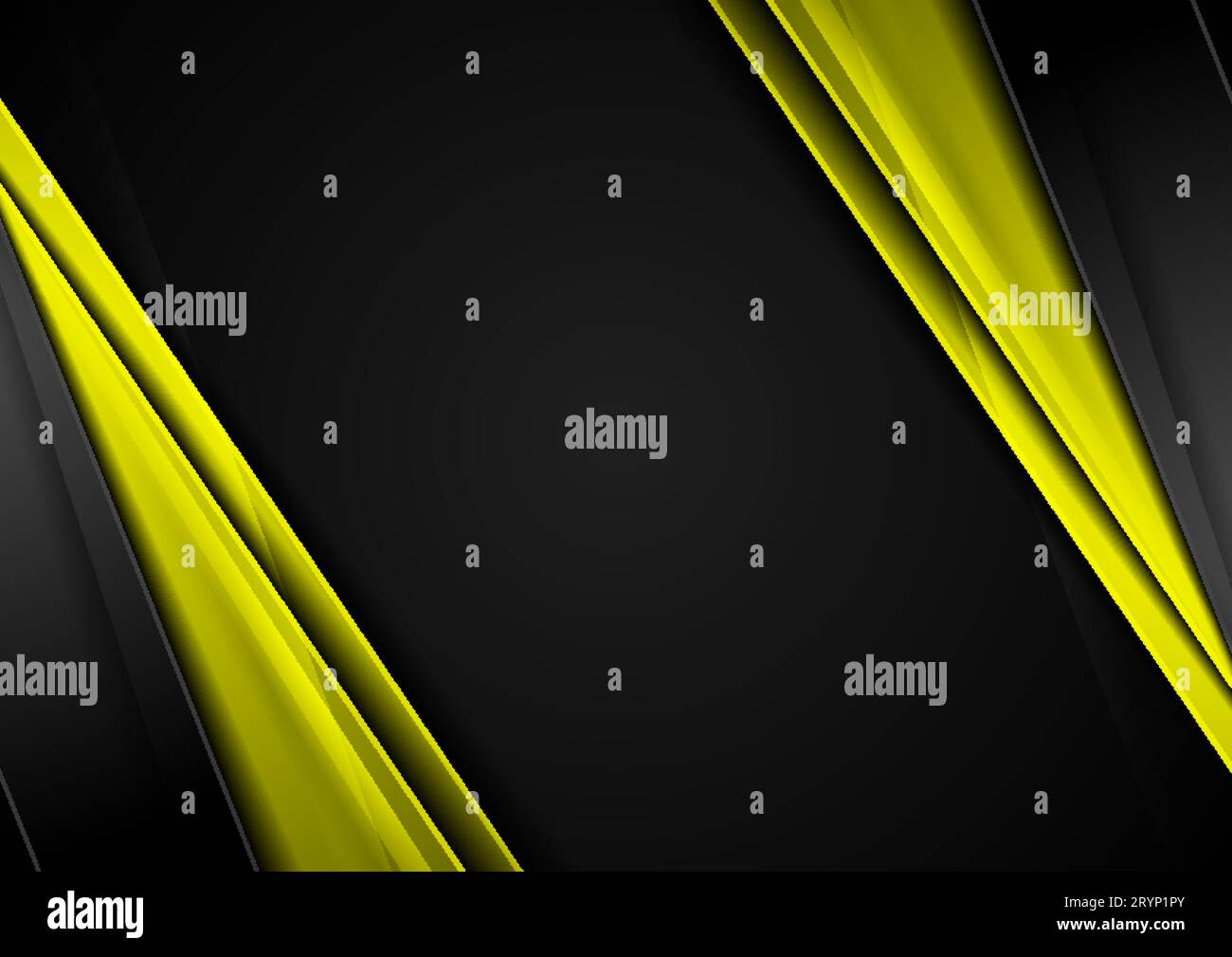 High contrast yellow black abstract tech corporate background. Vector ...
