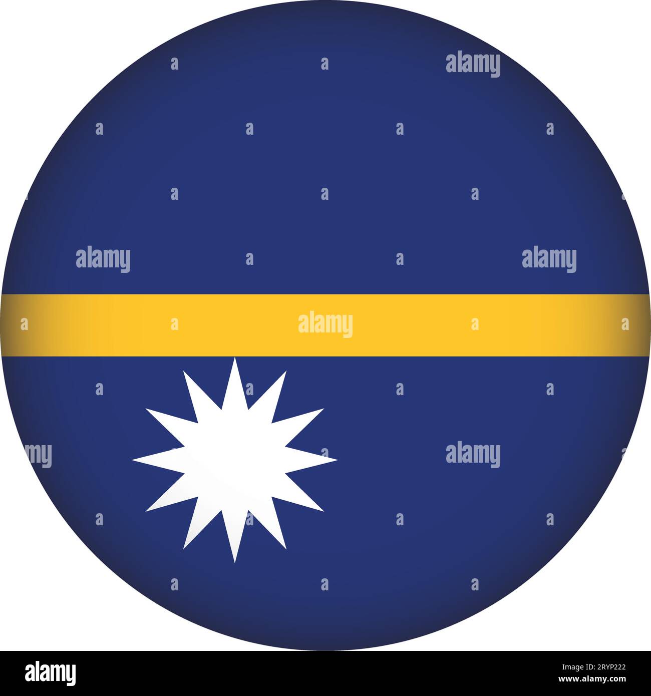 Nauru flag badge Stock Vector Images - Alamy