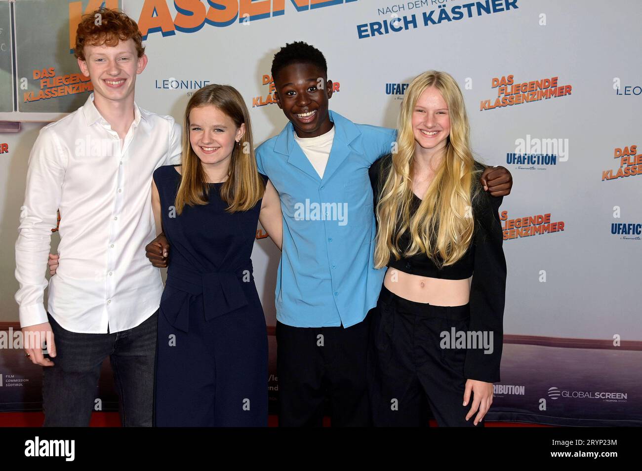 Leander Schumann, Franka Roche, Aaron Sansi und Holly Schiek bei der ...