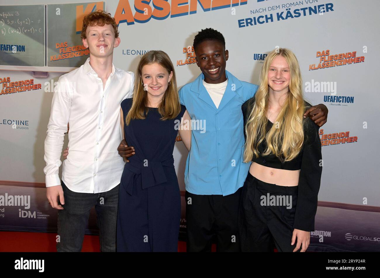 Leander Schumann, Franka Roche, Aaron Sansi und Holly Schiek bei der ...