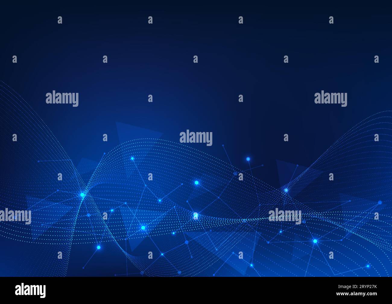 Technology background Use geometric shapes to design. by adding ...
