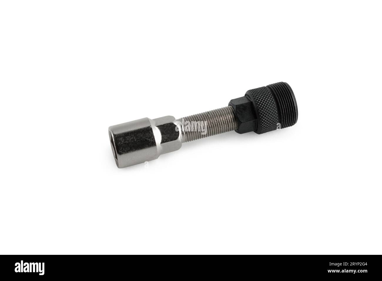 Puller for pedal cranks. Close-up. Isolated on white background Stock ...