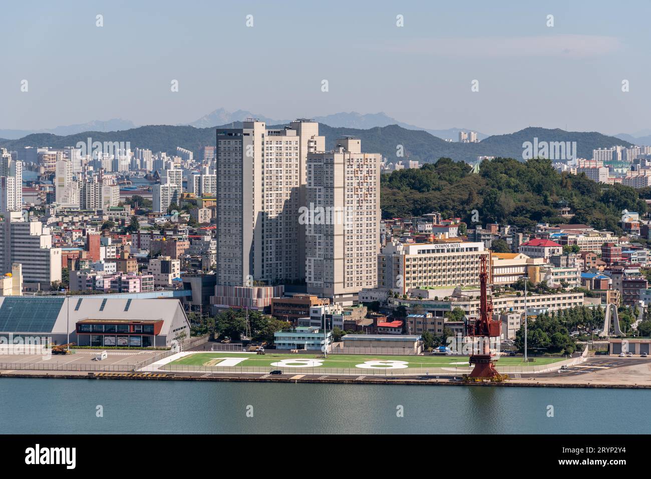 Container terminal in the Port of Incheon in South Korea on 2 October ...