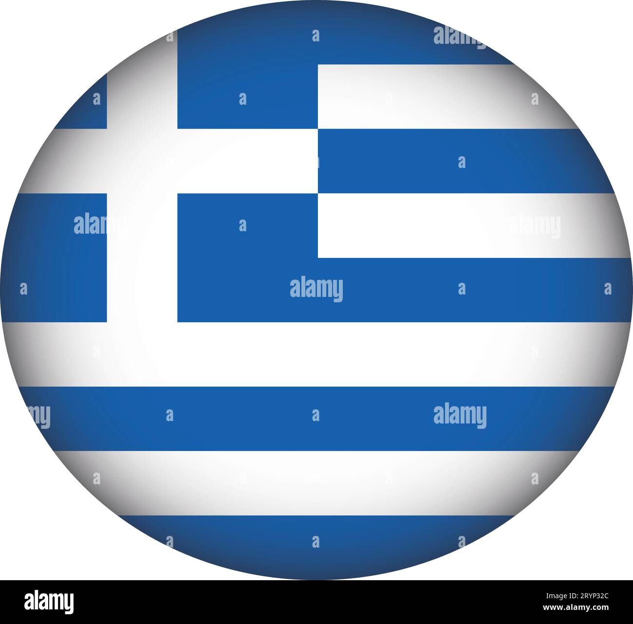 Greece circular flag travel hi-res stock photography and images - Alamy