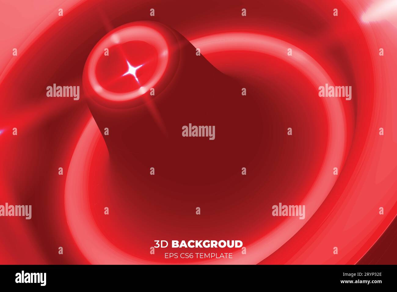 creative 3d gradient red color background design vector template Stock ...