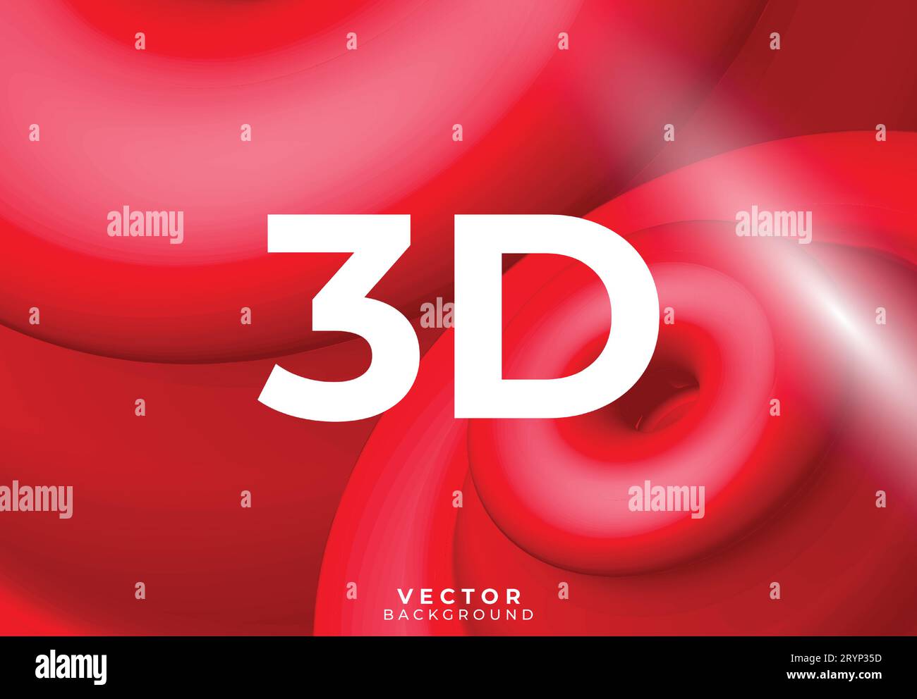 3d style gradient red color with light effect background design Stock ...