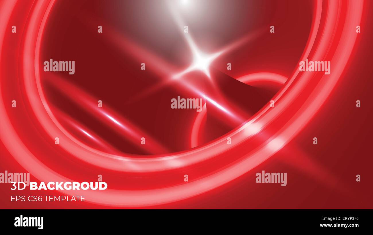 flat creative 3d realistic gradient red color background design with ...