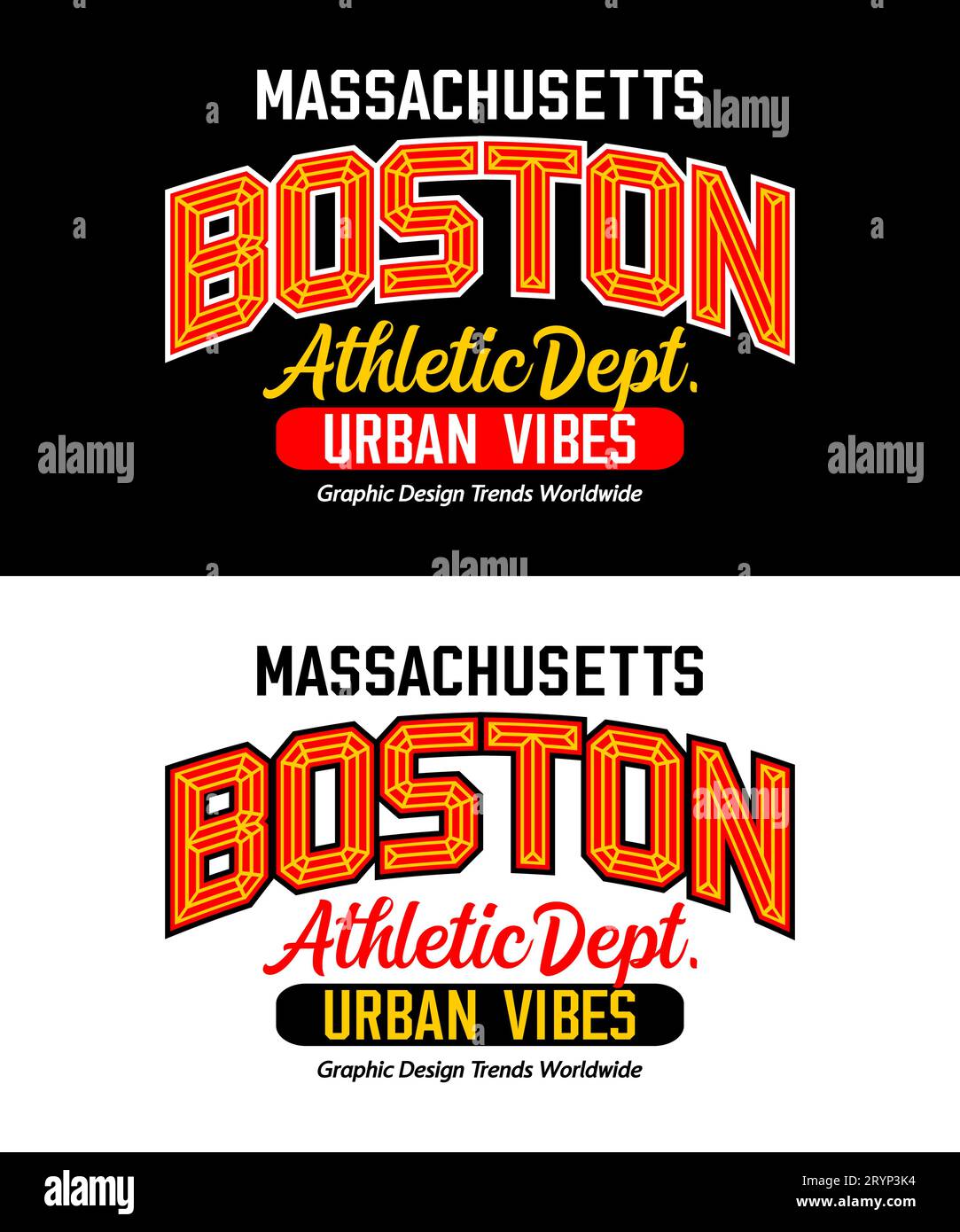 Boston Massachusetts shadow line urban sports typeface, typography, for ...