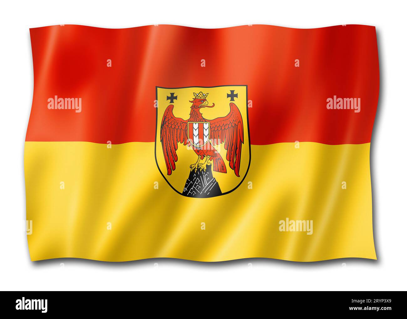 Waving austria flag on Cut Out Stock Images & Pictures - Alamy
