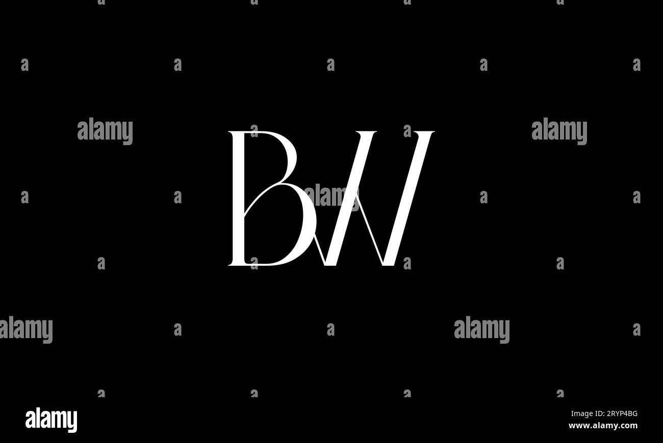 Bw brand logo Black and White Stock Photos & Images - Alamy