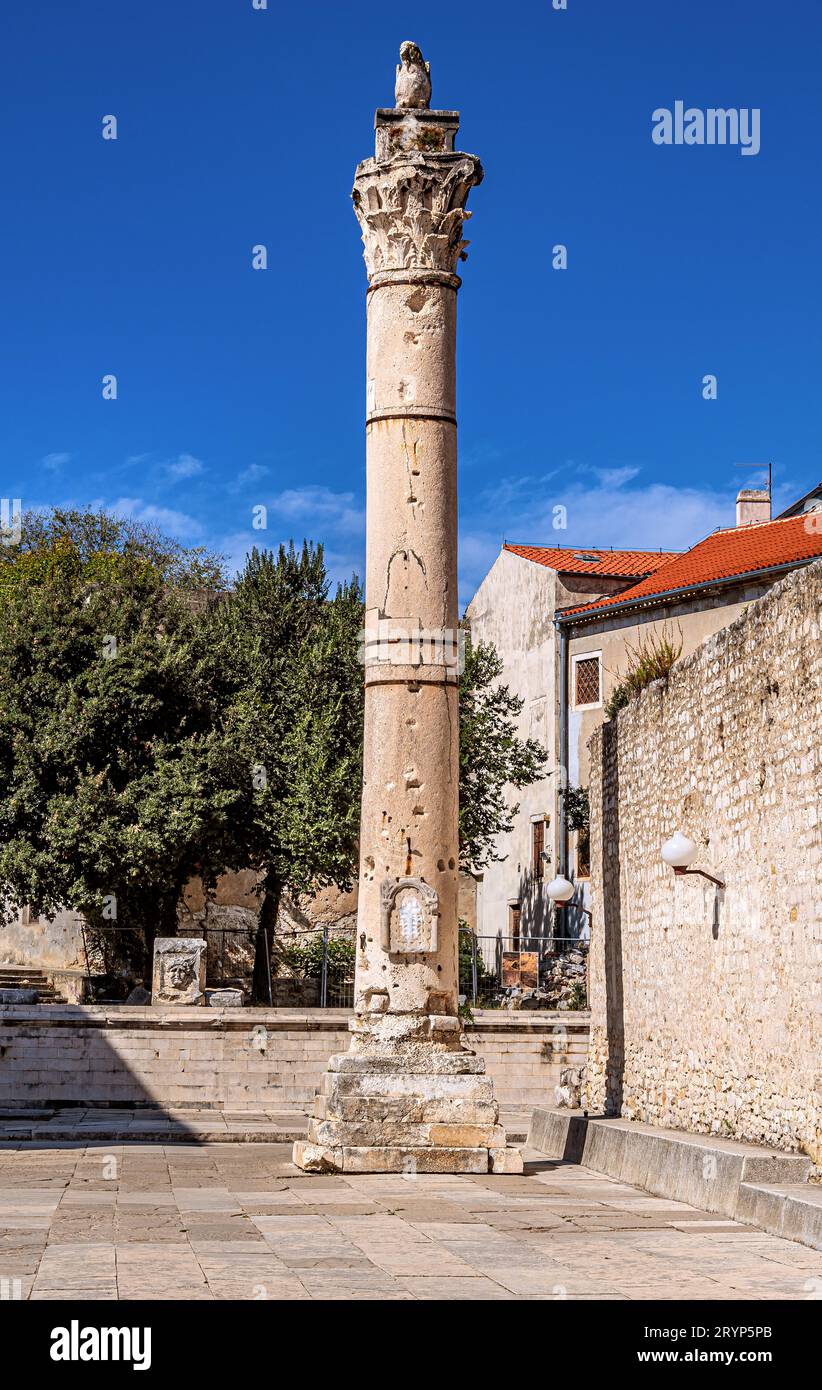 CROATIA : ZADAR - ROMAN FORUM Stock Photo - Alamy