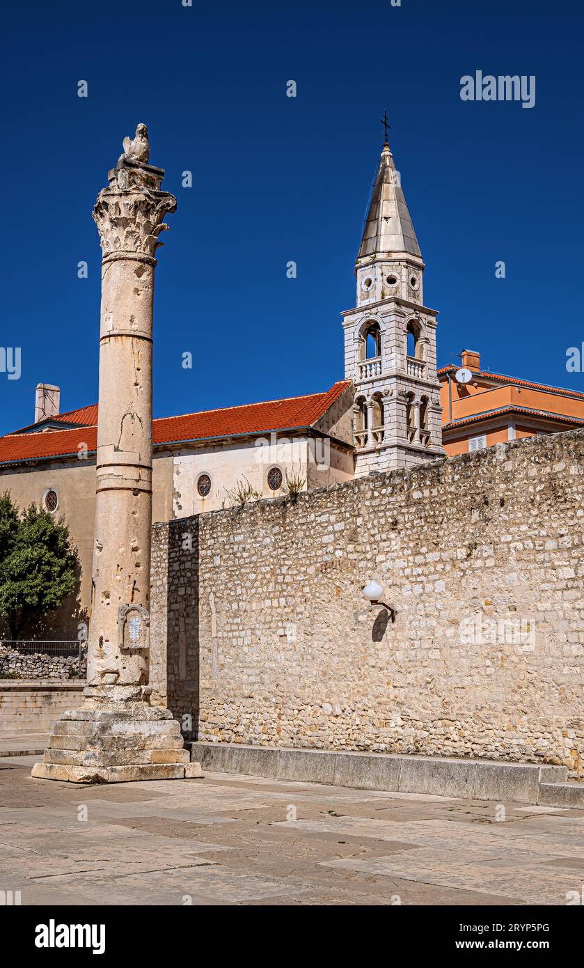 CROATIA : ZADAR - ROMAN FORUM Stock Photo - Alamy