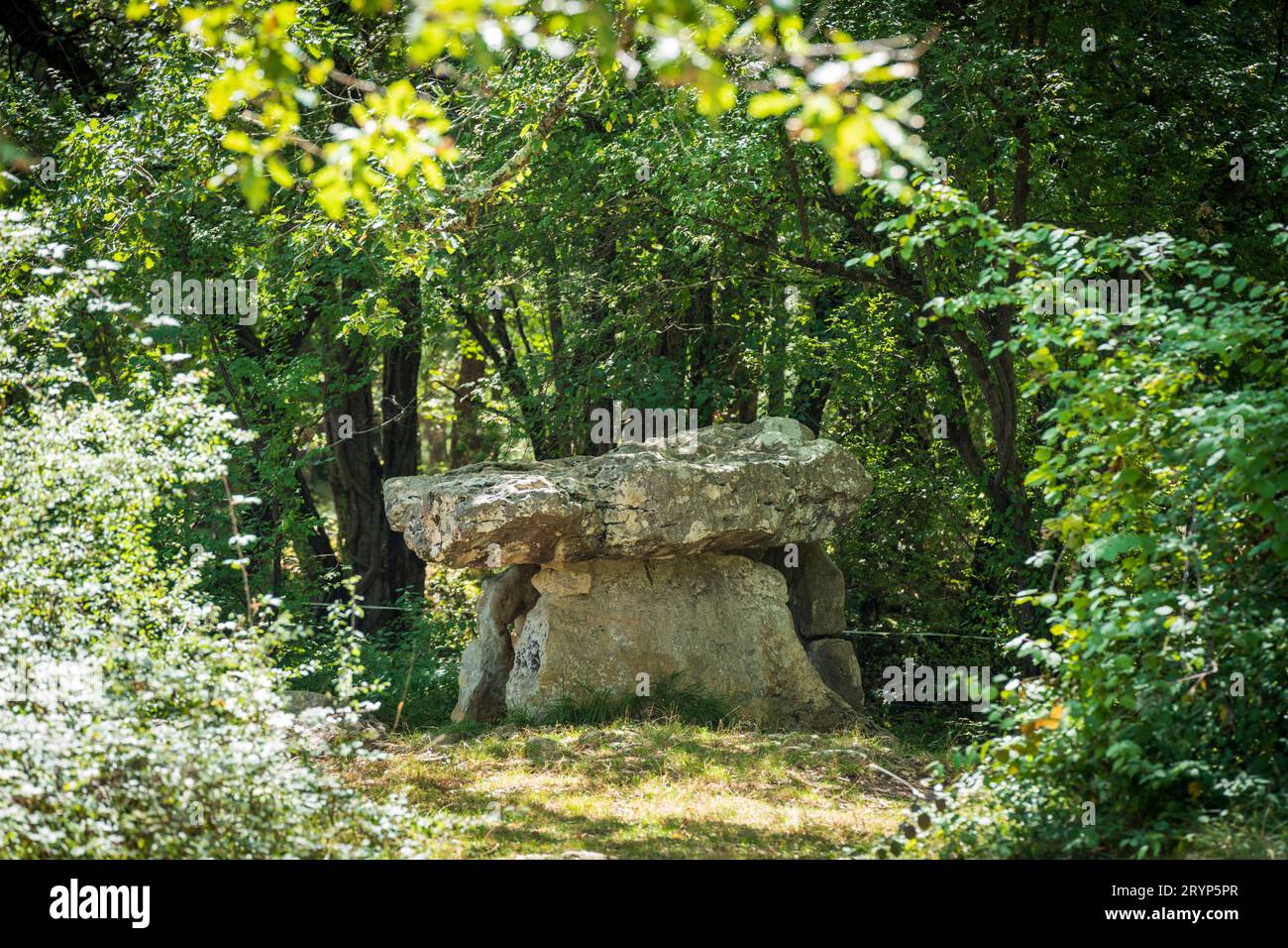 dolmen of Cap Del Pouech, commune of Mas-d'Azil, Ariège Pyrenees ...