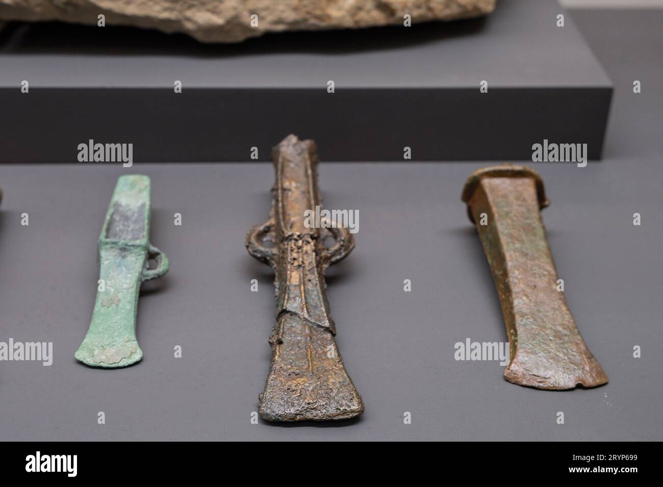 bronze age axes, 1800-900 BC, Navarra,Spain Stock Photo - Alamy