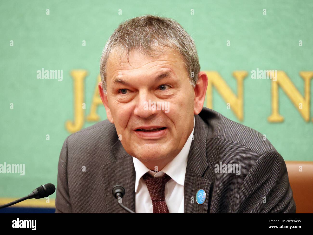 Tokyo, Japan. 2nd Oct, 2023. Philippe Lazzarini, commissioner general ...