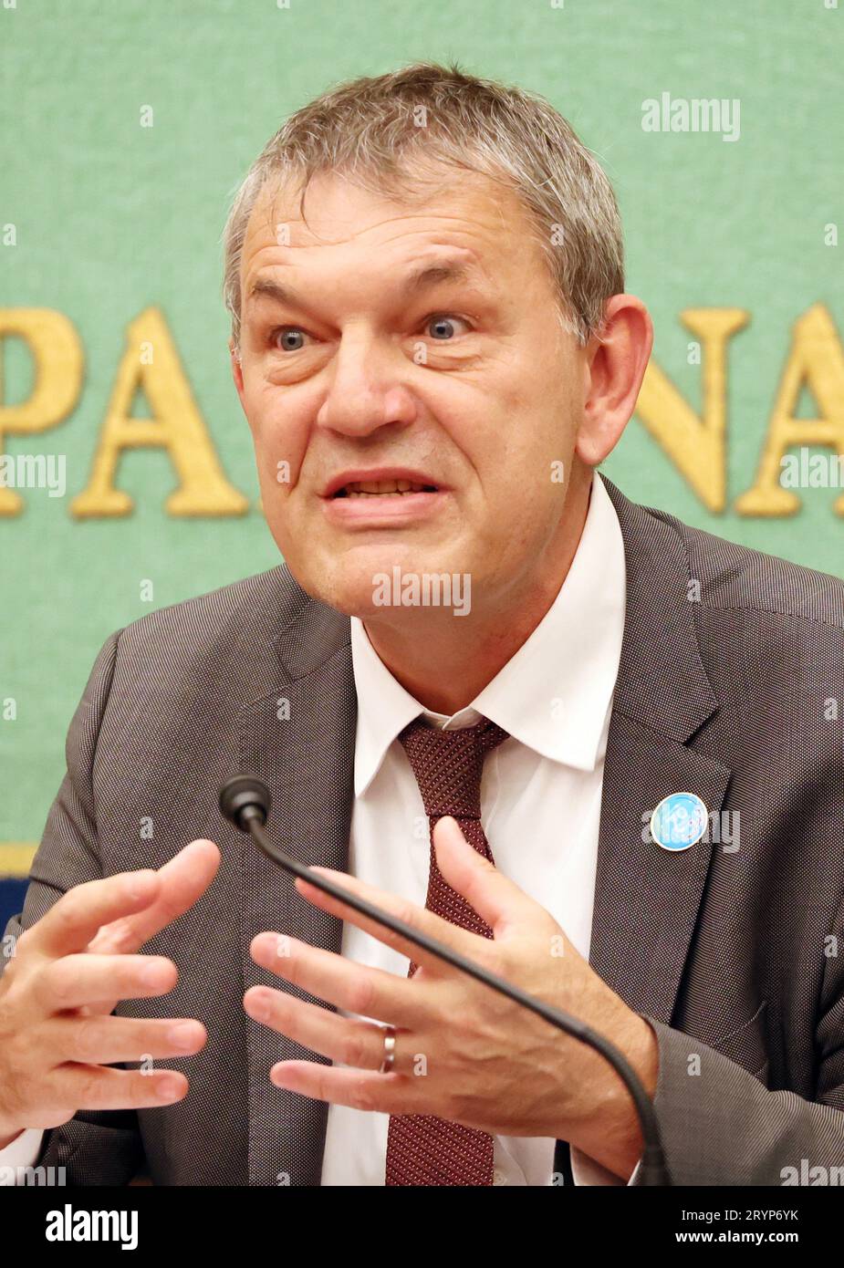 Tokyo, Japan. 2nd Oct, 2023. Philippe Lazzarini, commissioner general ...