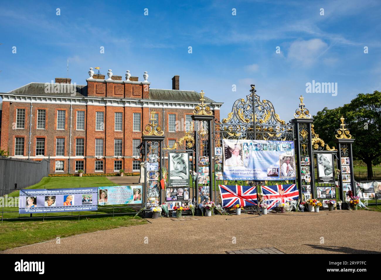 Kensington Place London floral flower tributes to mark the anniversary ...