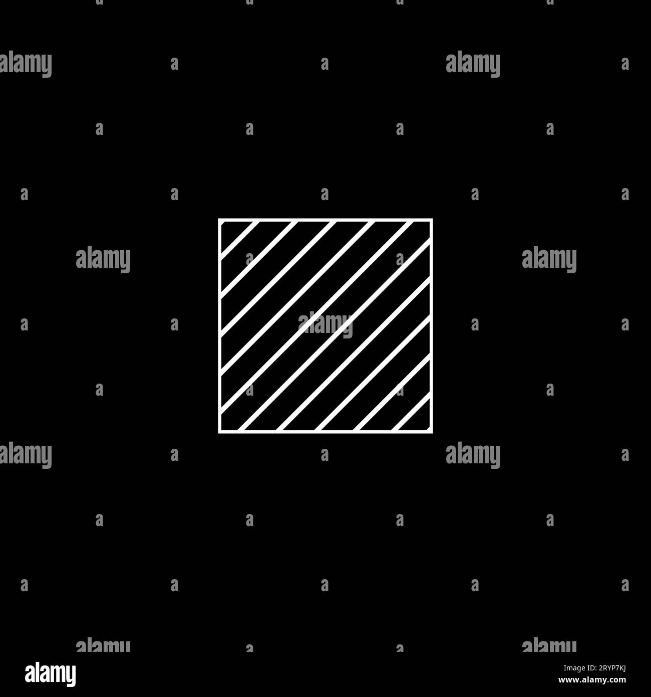 Cyberpunk style square figure. Futuristic rectangle shape, cyberpunk ...