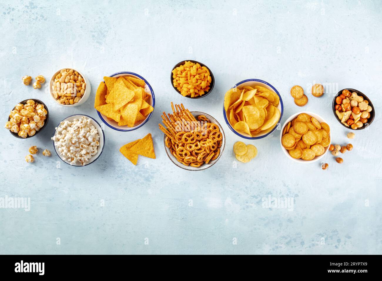 Crisps pretzel salt snack hi-res stock photography and images - Alamy