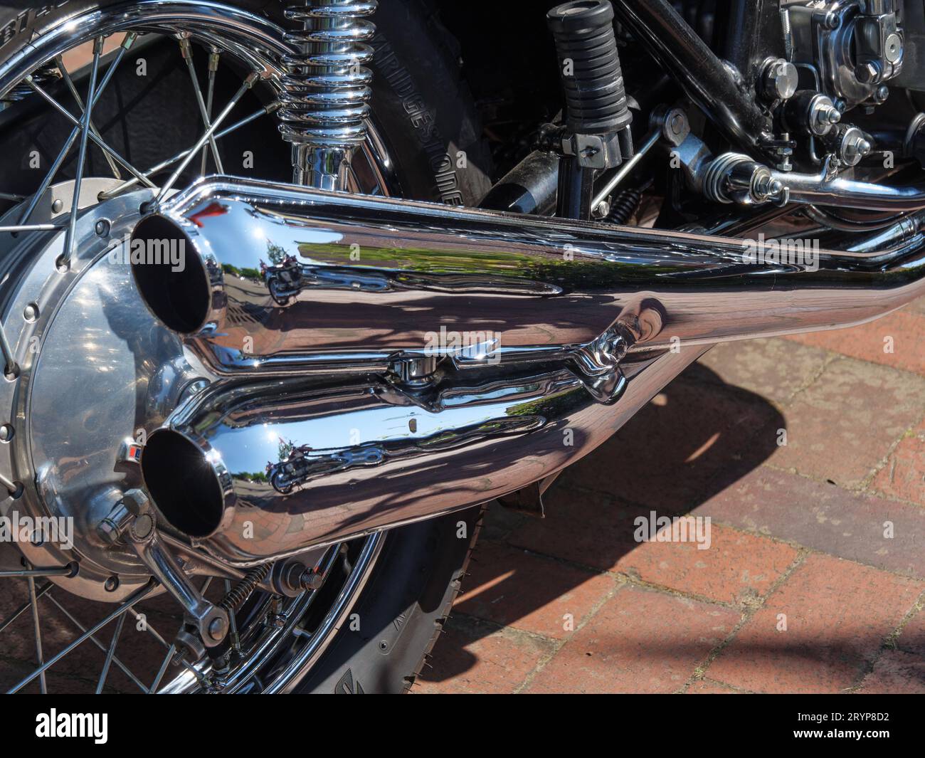 Old motor bikes Stock Photo - Alamy