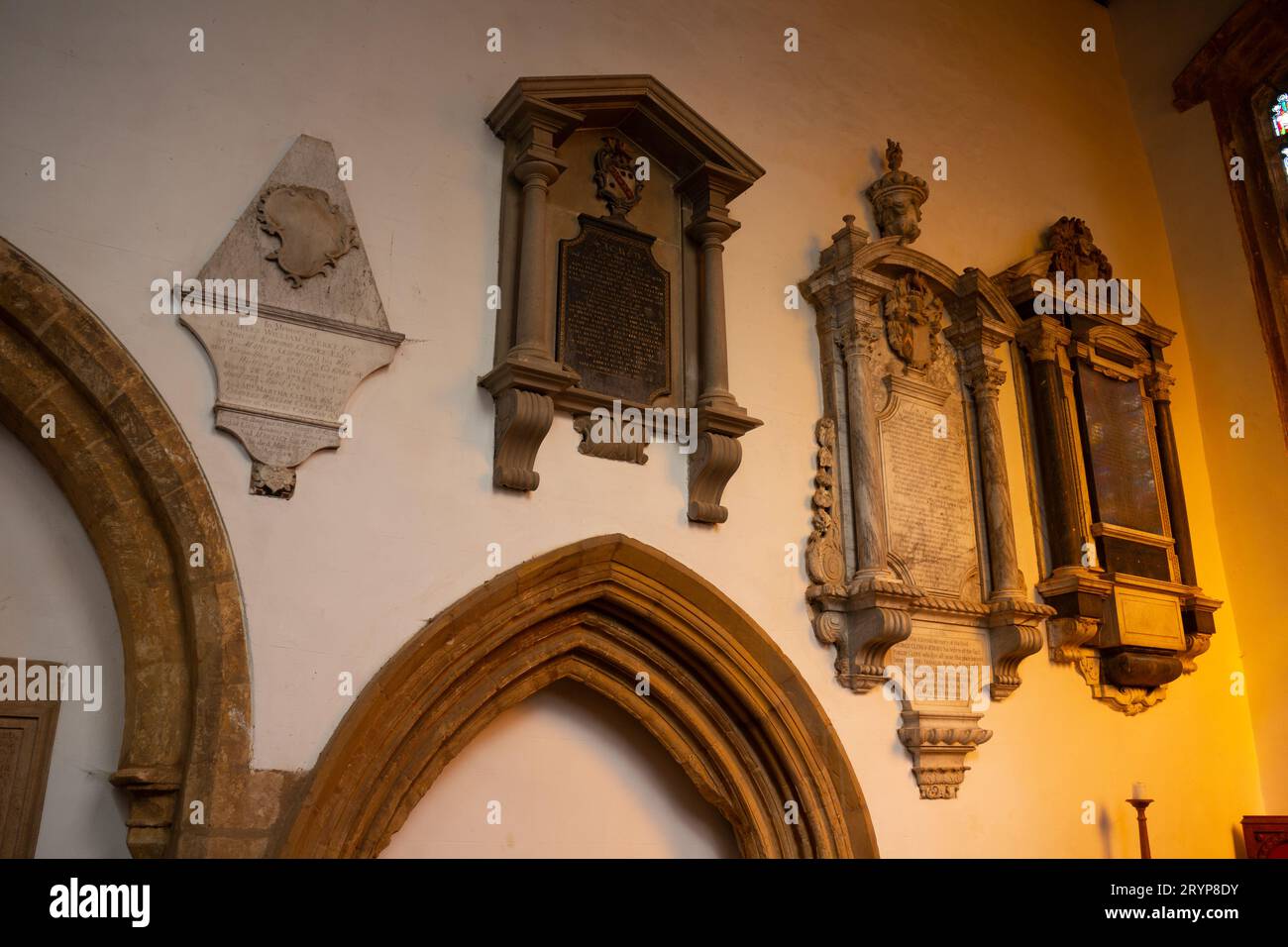 Clerke family memorials, St. Peter and St. Paul Church, Watford ...