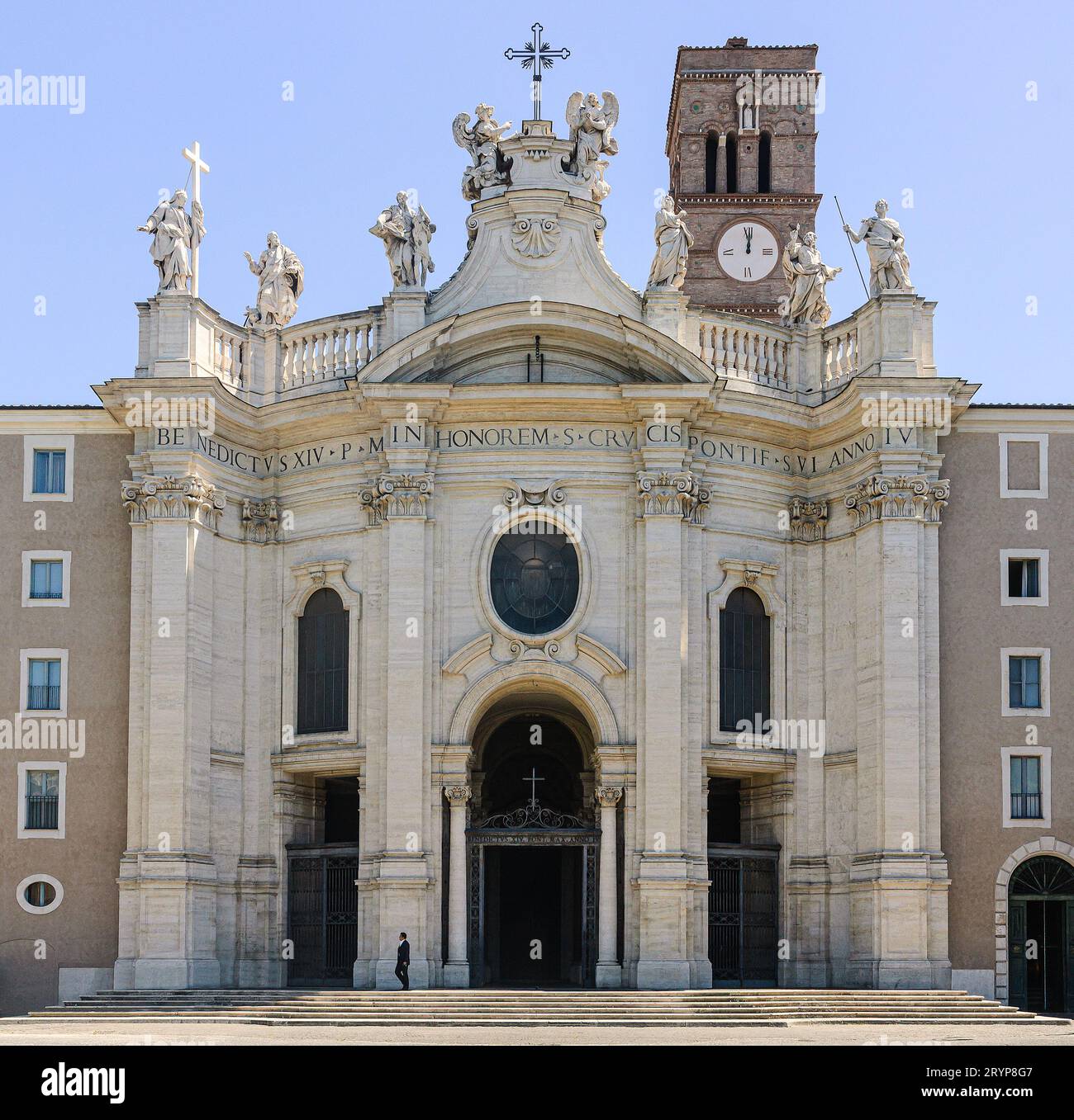 Basilica of the Holy Cross in Jerusalem, Rome Stock Photo - Alamy