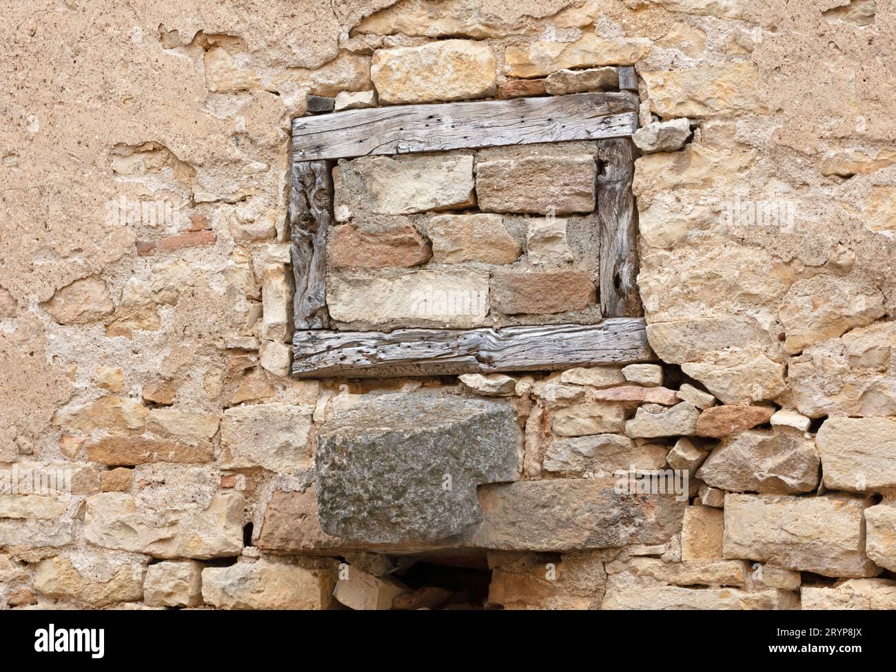 Details of an old French monastery, Bourgogne Stock Photo - Alamy