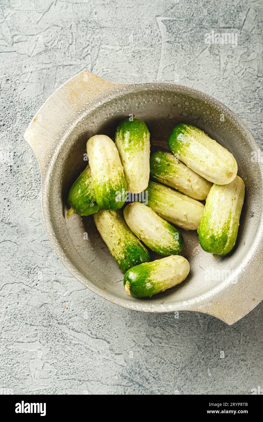Cucumber preparation hi-res stock photography and images - Alamy