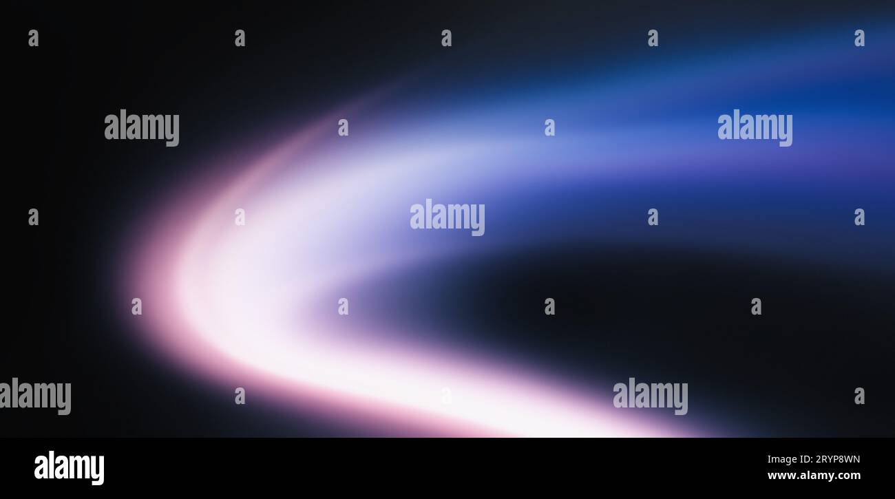 Purple pink white light color gradient wave glowing on dark background ...