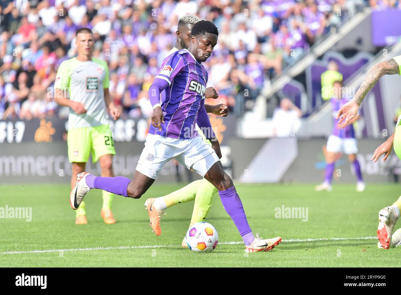2. Bundesliga - VfL Osnabrück - 1. FC Kaiserslautern am 01.10.2023 an ...