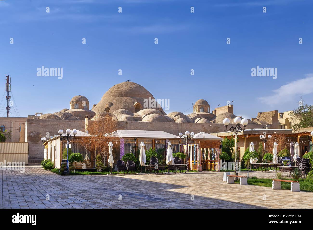 Tim Abdullah Khan Trading Dome, Bukhara, Uzbekistan Stock Photo - Alamy
