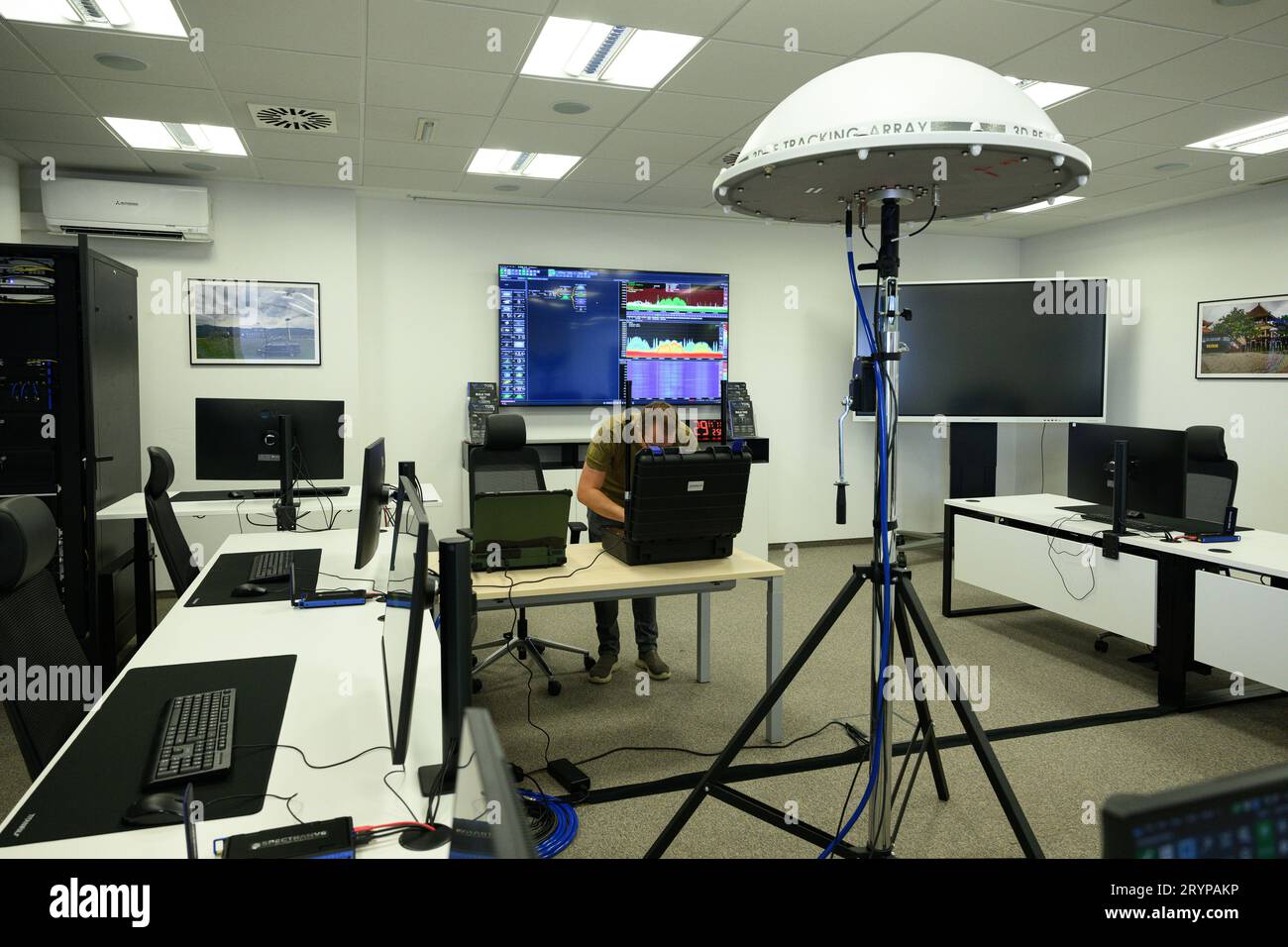Kottingbrunn, Austria. 18th Sep, 2023. View into a training room at the ...