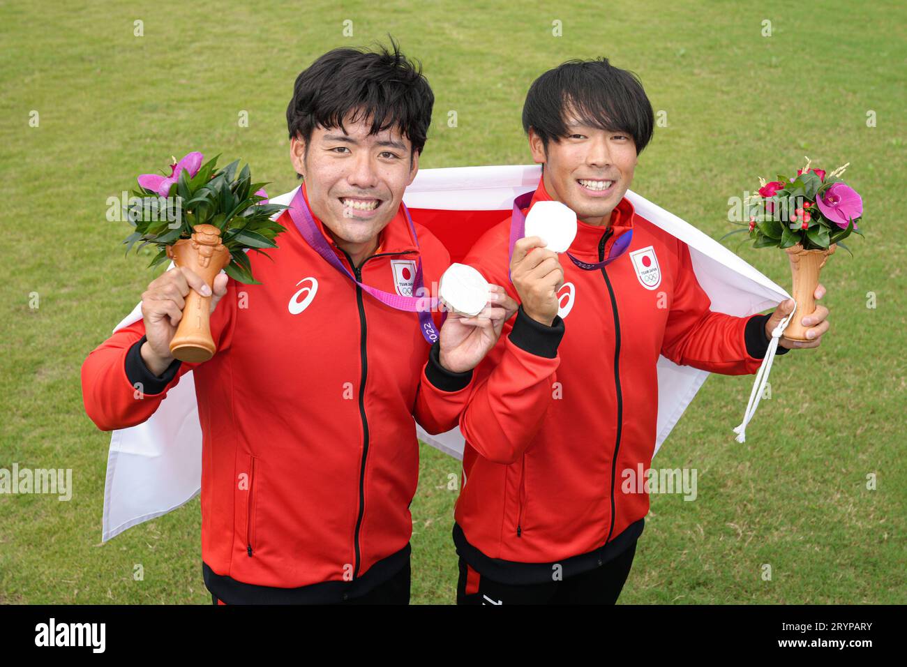 Hangzhou, China. 2nd Oct, 2023. Masato Hashimoto & Ryo Naganuma (JPN) Canoe Sprint : Men's ...