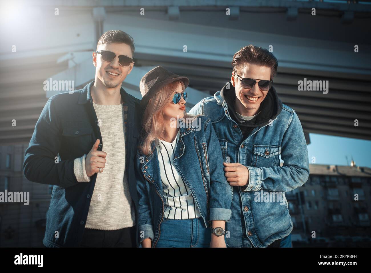 Cute couple having fun Stock Photo - Alamy