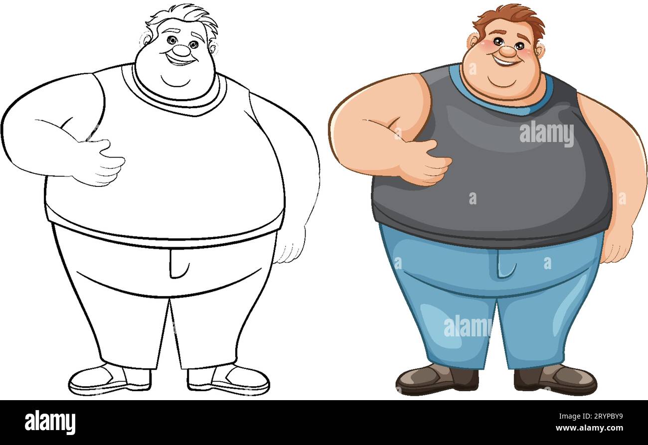 Fat Male Cartoon Characters