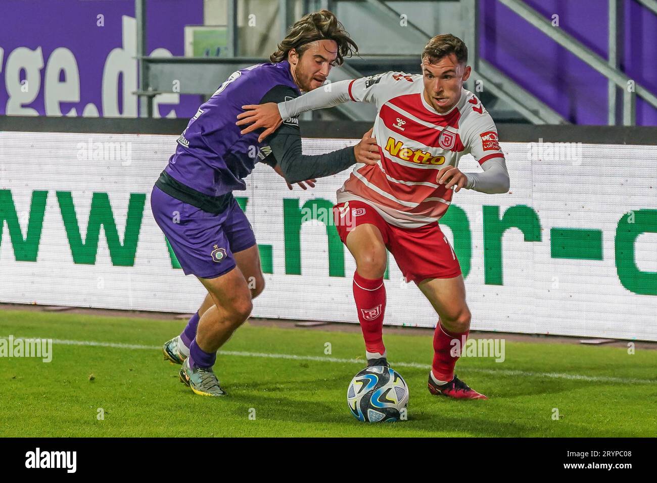 Aue, Deutschland 01. Oktober 2023: 3 . Liga - 2023/2024 - Erzgebirge ...