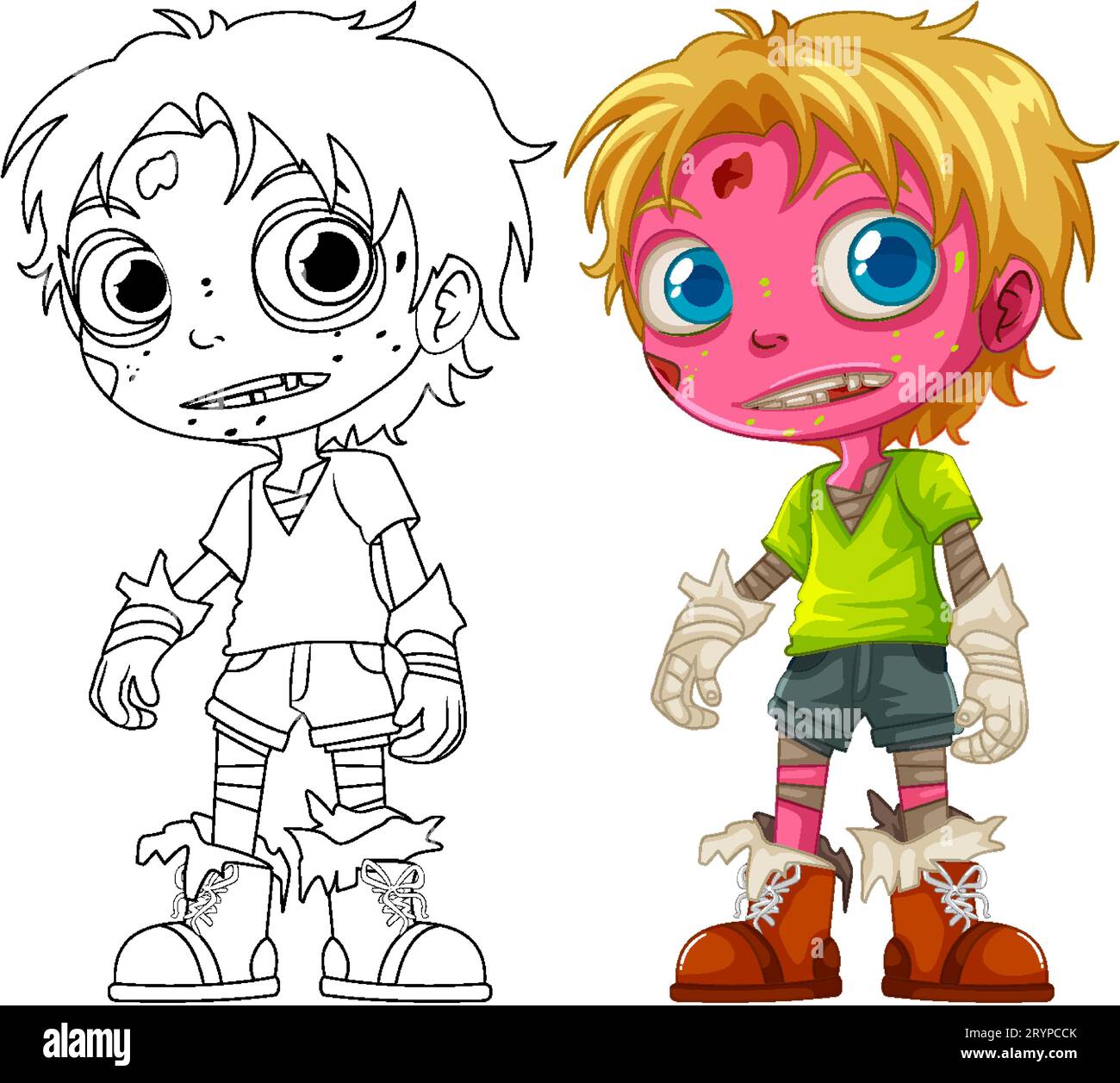 Undead coloring hi-res stock photography and images - Alamy