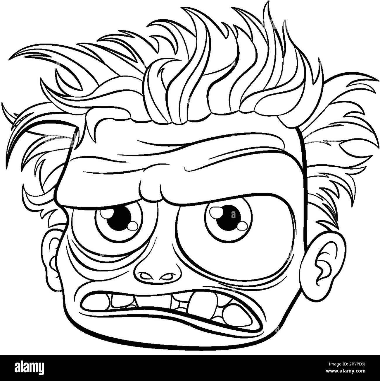 Cartoon annoyed old man hi-res stock photography and images - Alamy