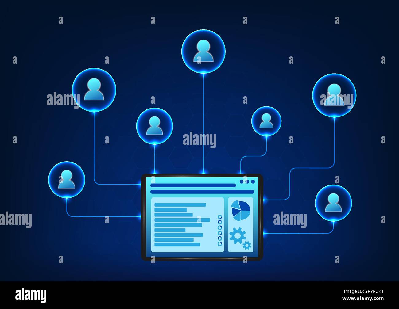 Long distance communication technology via the Internet which is used ...