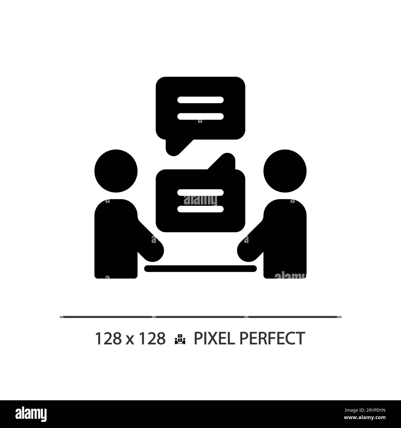 Communication skill and business Black and White Stock Photos & Images ...