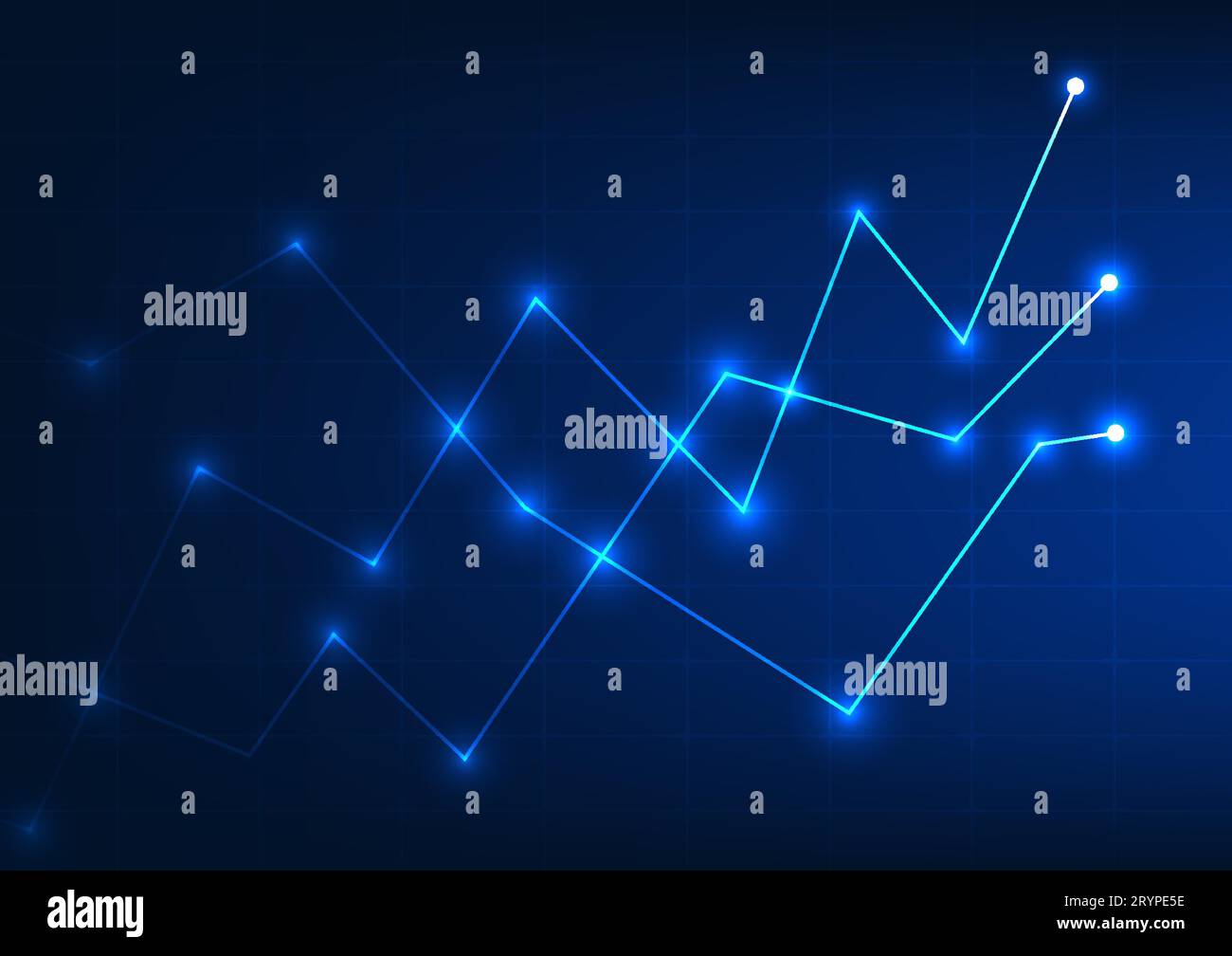 Graph technology background It is a technology that shows the price of ...