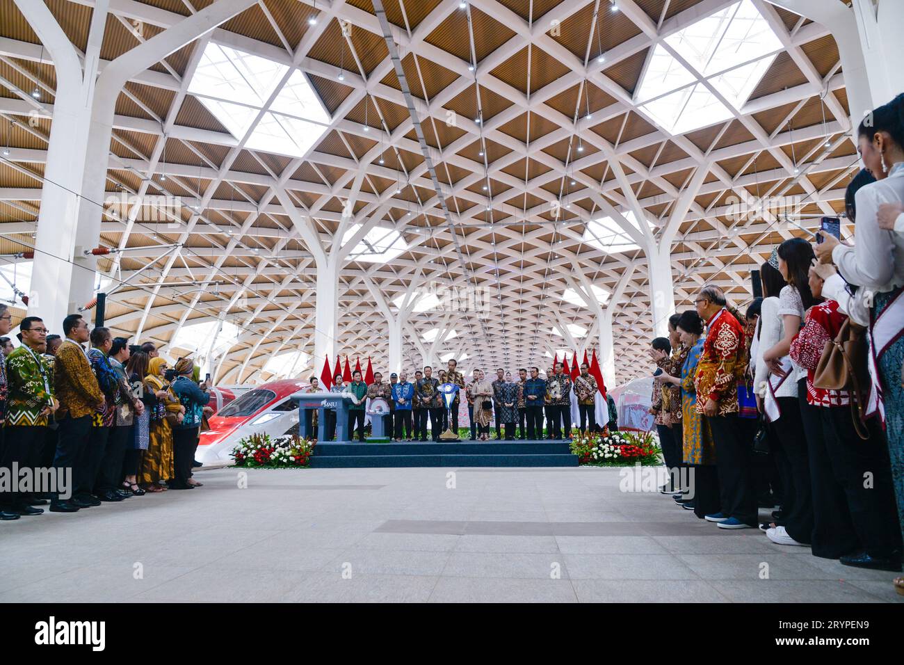 Jakarta, Indonesia. 2nd Oct, 2023. Indonesian President Joko Widodo (C ...