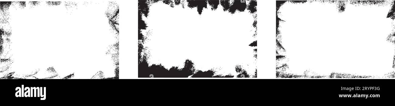 Vintage photo frame grunge and textured brush strokes. paper overlay ...