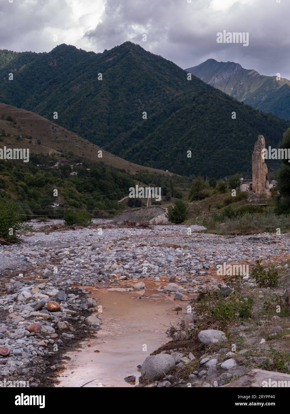 orange mineral water mountain source georgia Stock Photo - Alamy