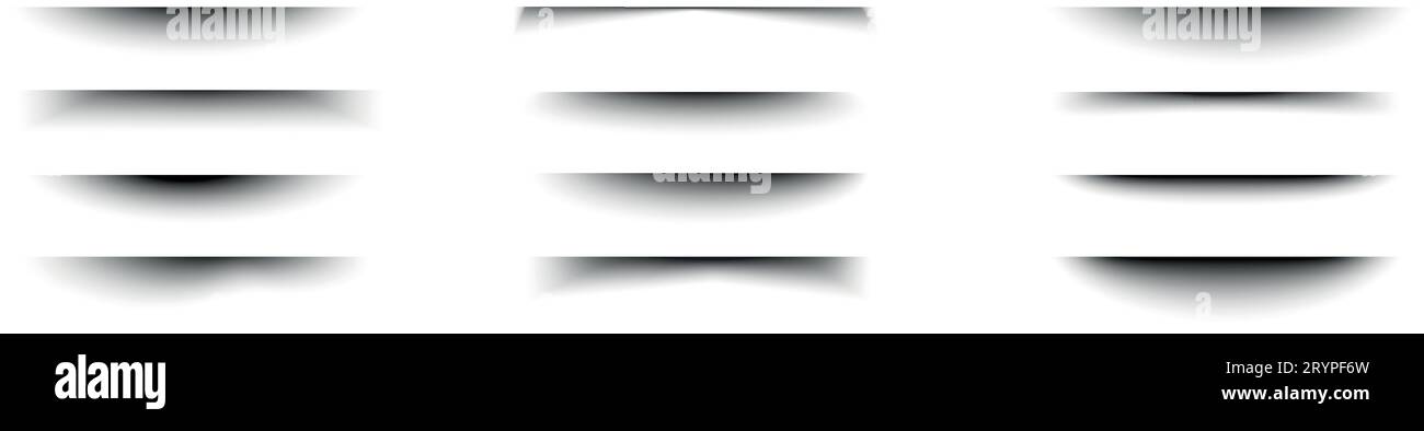 Shadow effects with grain, noise, and dot patterns. shade in black ...