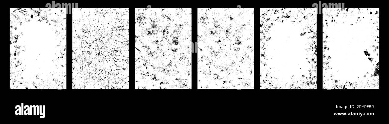 Grunge overlay splattered paint, textured corners, and dirty edges ...