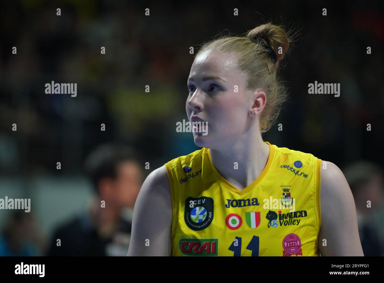 ISTANBUL, TURKIYE - MARCH 16, 2023: Isabelle Haak in Fenerbahce Opet vs ...