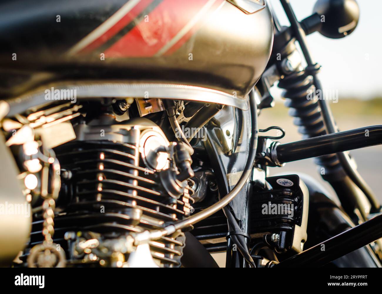 Motorcycle engine hi-res stock photography and images - Alamy