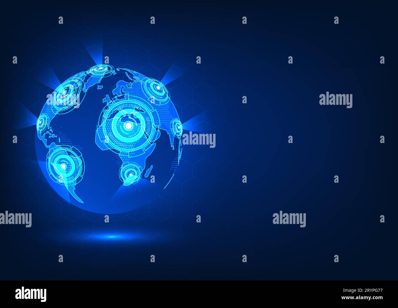 Smart world technology Along with the technology circle, along with the ...