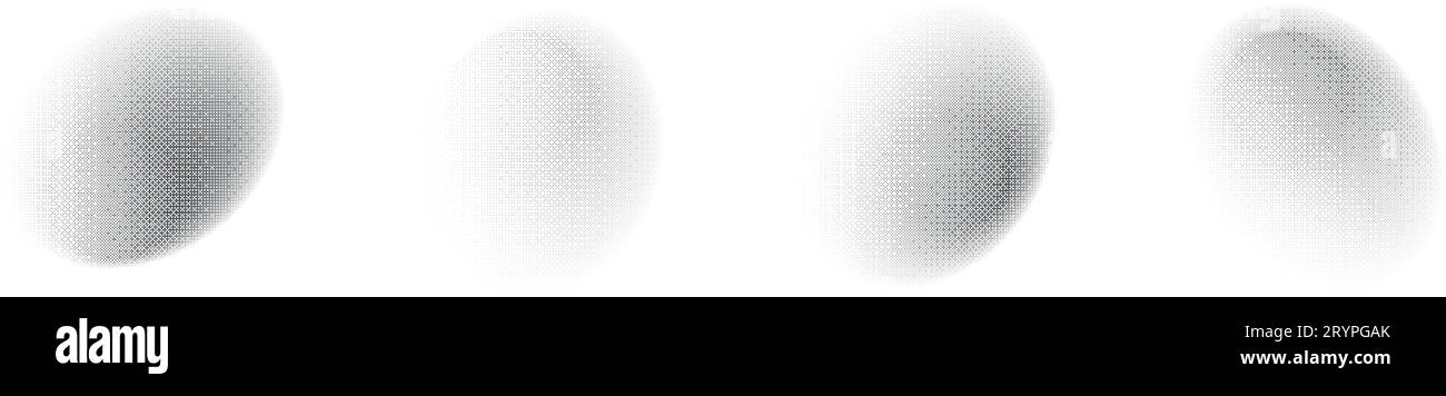 Circular grain texture with distressed dots and gradient effects. noise ...
